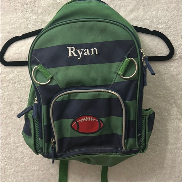 Pottery Barn Kids | Other | Pottery Barn Kids Green And Blue Backpack ...
